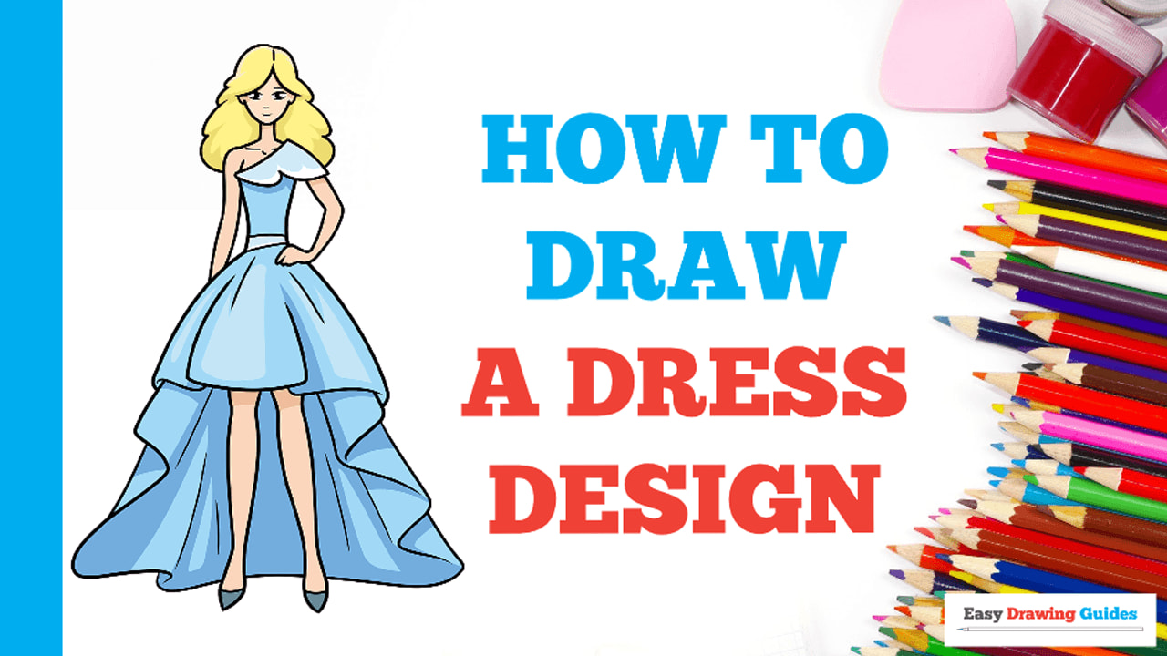 how to draw clothes design