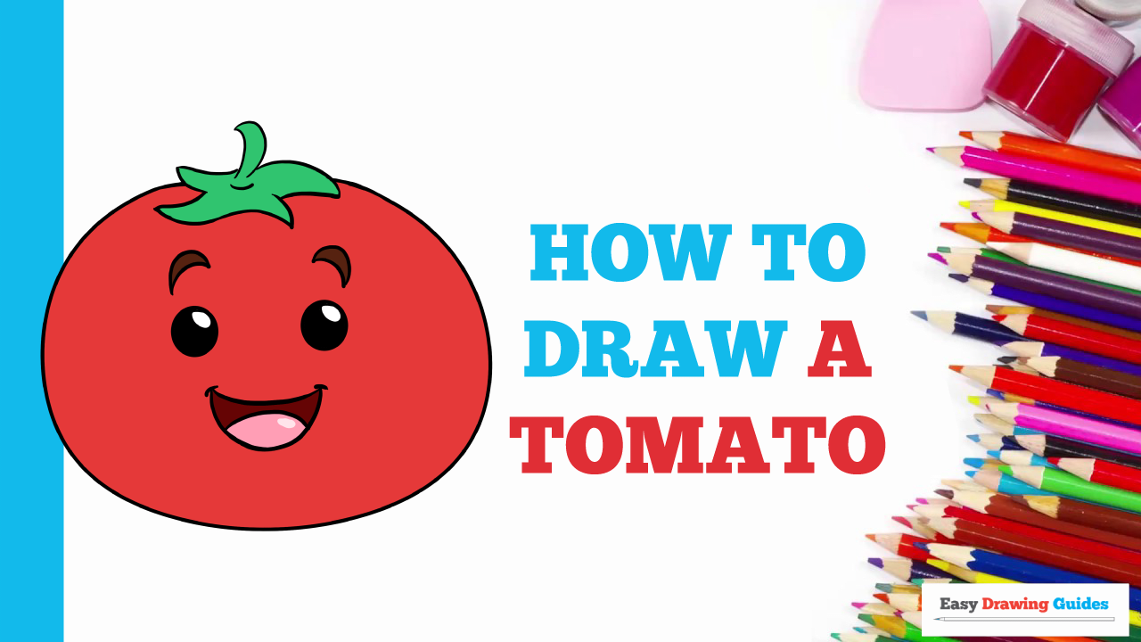 drawing tomato easy