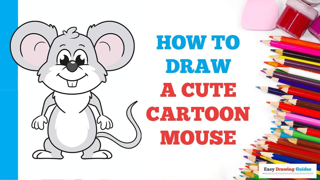 how to draw cartoon mouse