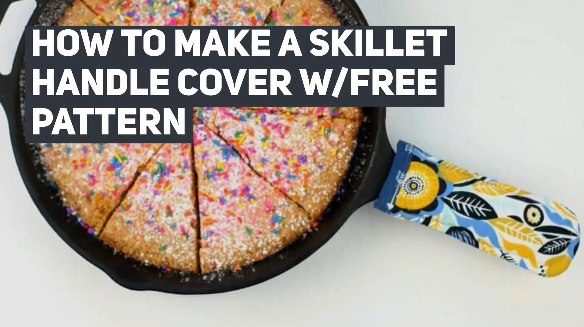 how to make cast iron skillet handle cover