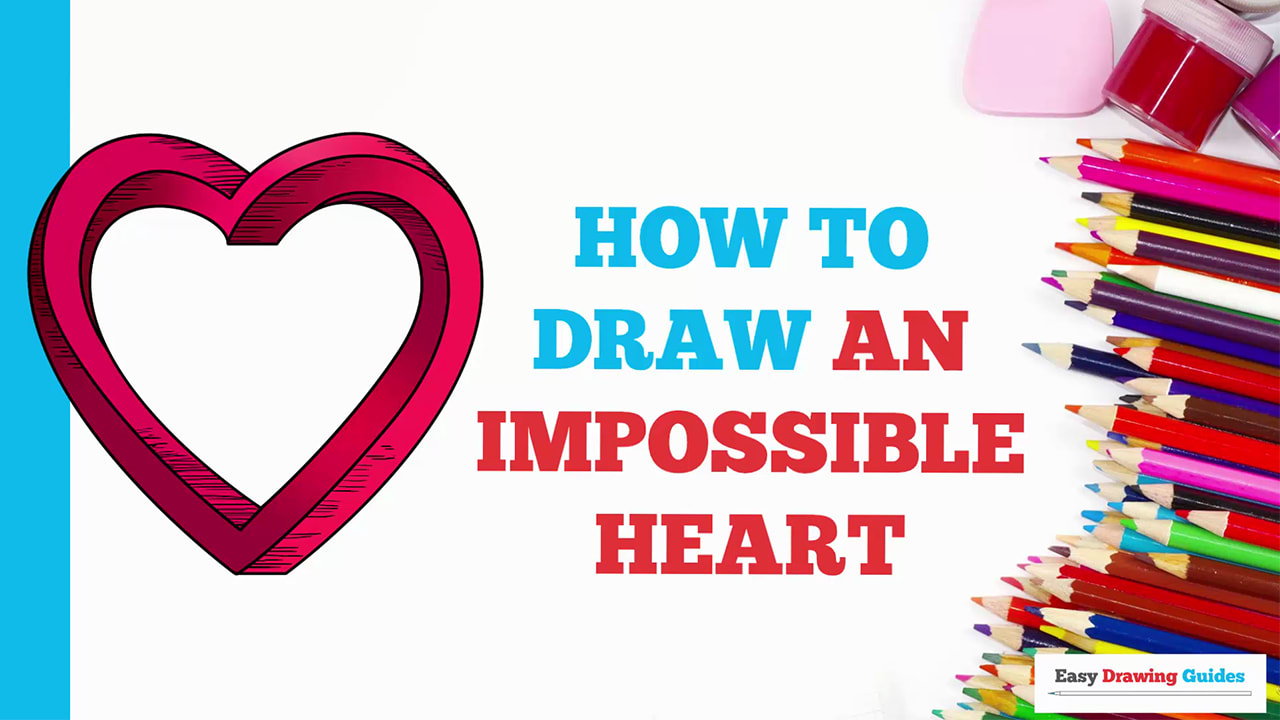 how to draw a love heart draw so cute