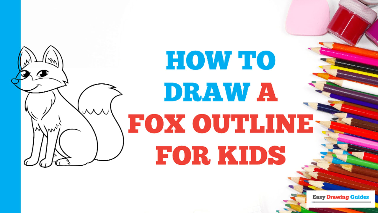 how to draw a fox cartoon