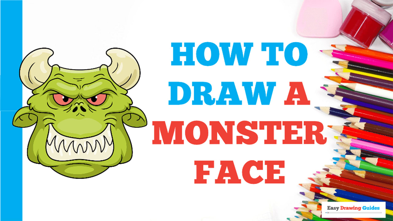 how to draw monster nose