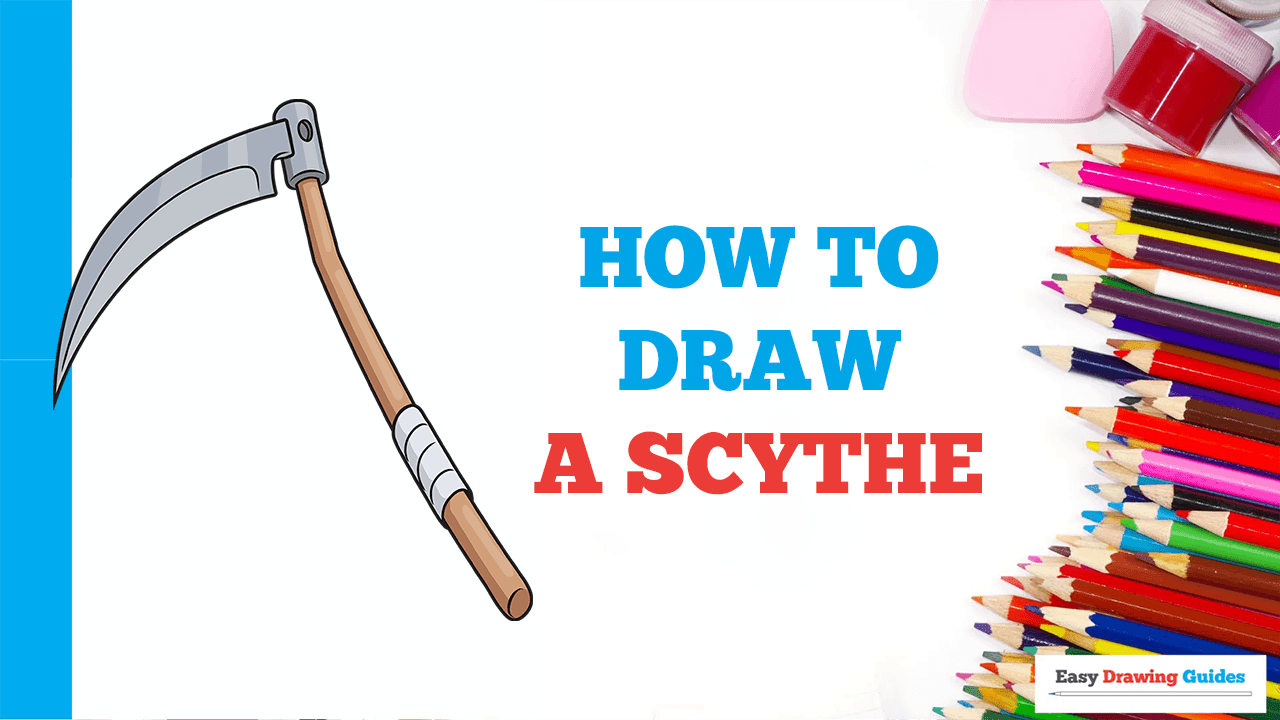 how to draw fortnite pickaxe step by step