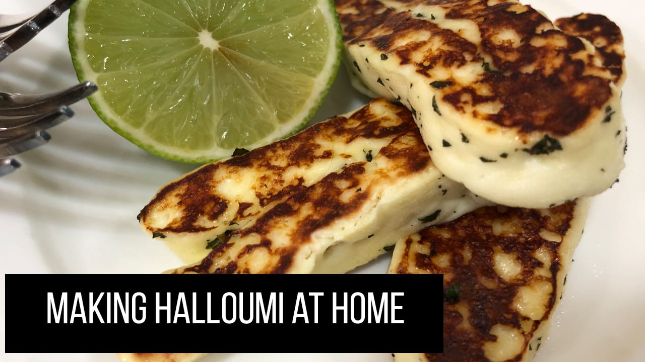 how to prepare halloumi cheese at home