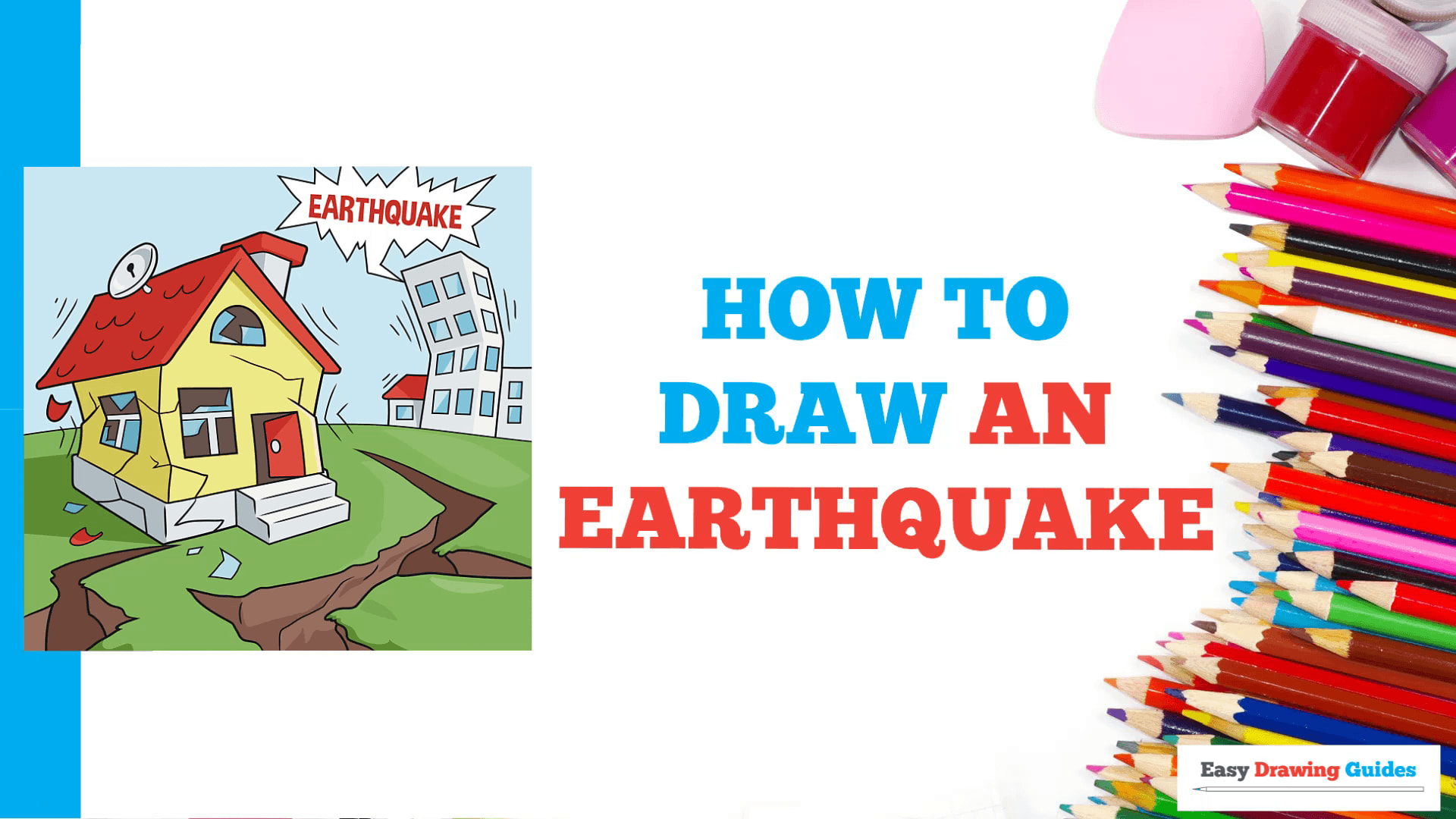 how to draw earthquake pictures
