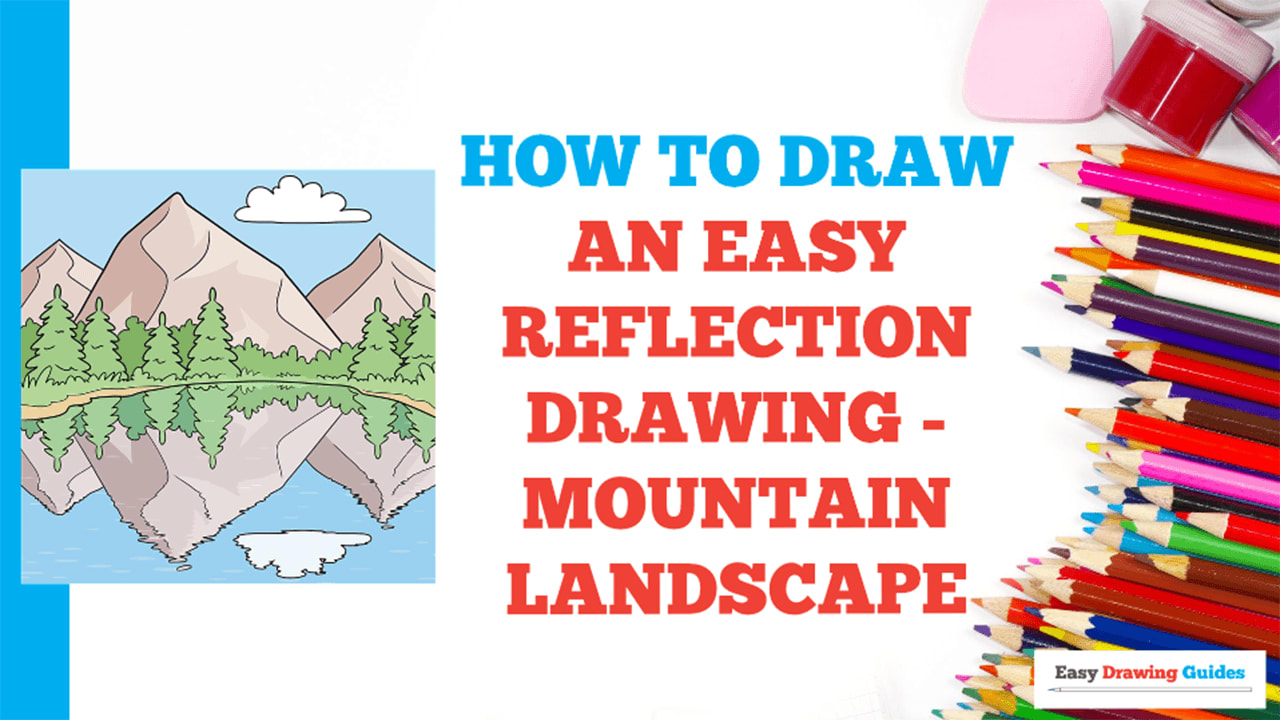how to draw a landscape easy
