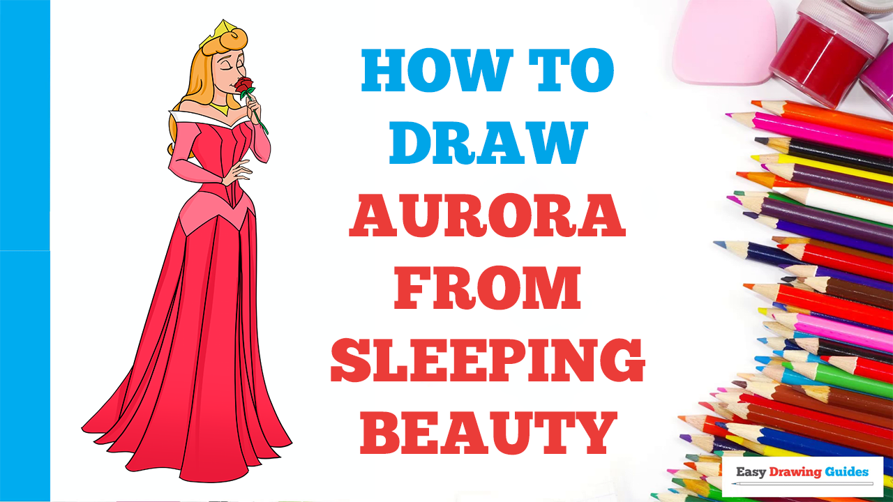 how to draw disney princess aurora