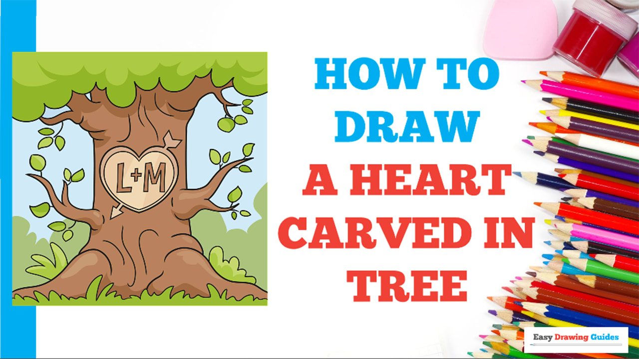 how to draw heart easily video