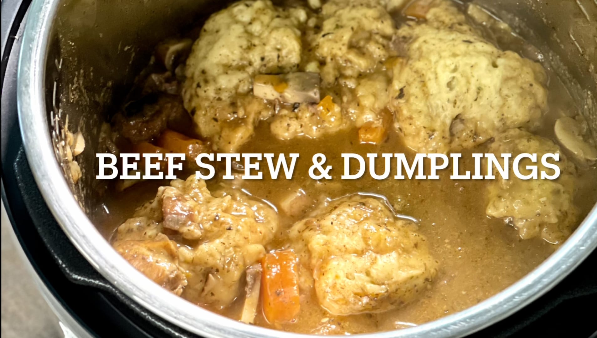 how to cook dumplings in electric pressure cooker