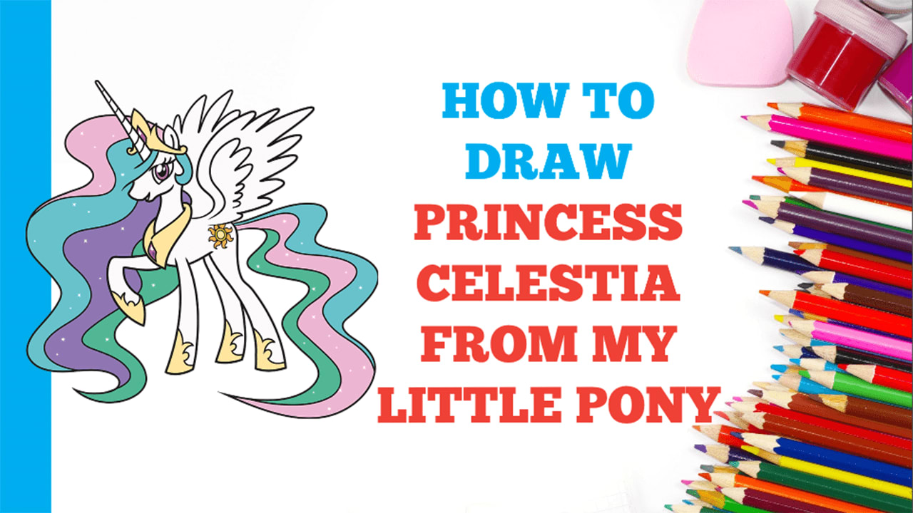 how to draw my little pony celestia