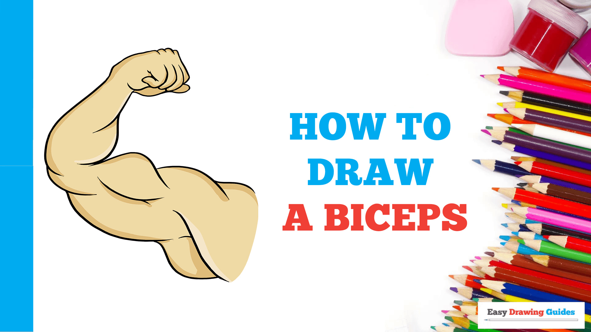 how to draw big arms