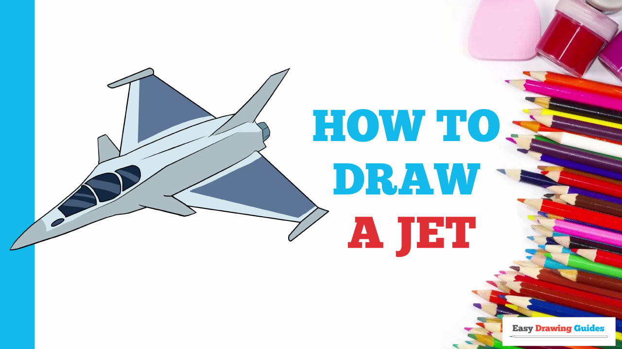 how to draw a fighter jet