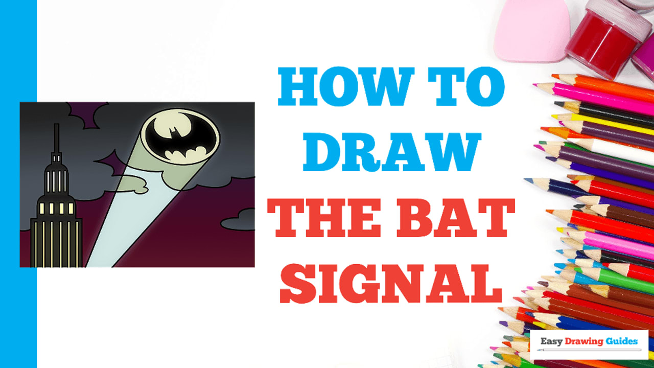how to draw a bat hub