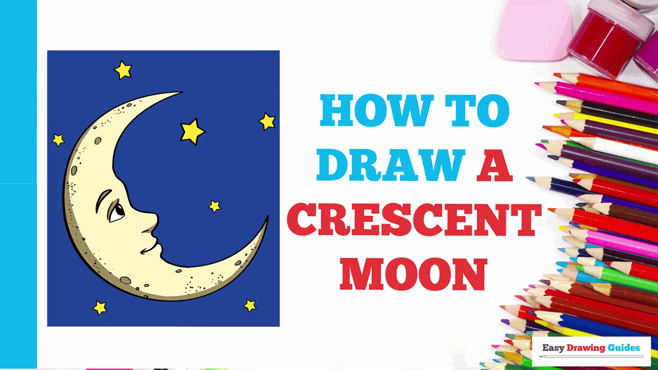 how to draw a perfect moon