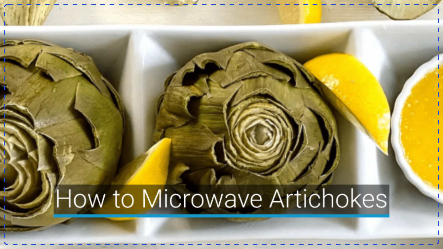how to cook globe artichokes in microwave