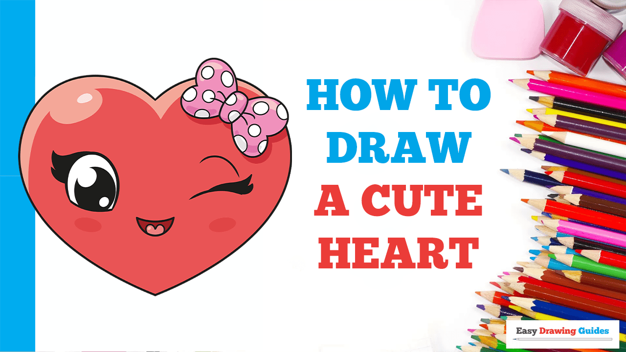 how to draw cute hearts