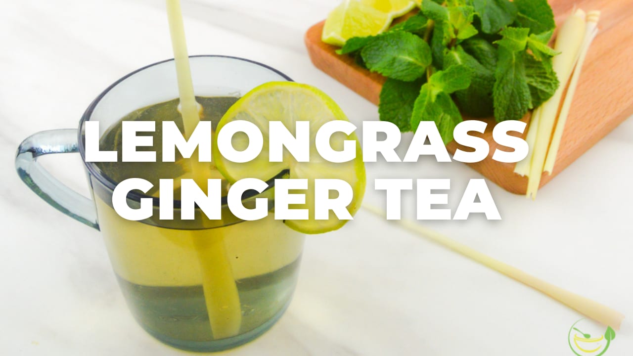 how to make lemongrass and ginger iced tea