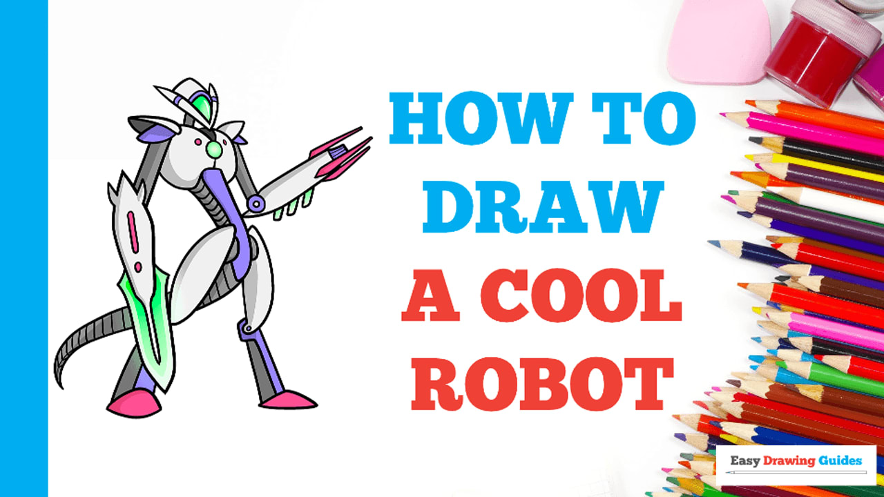 how to draw awesome robots