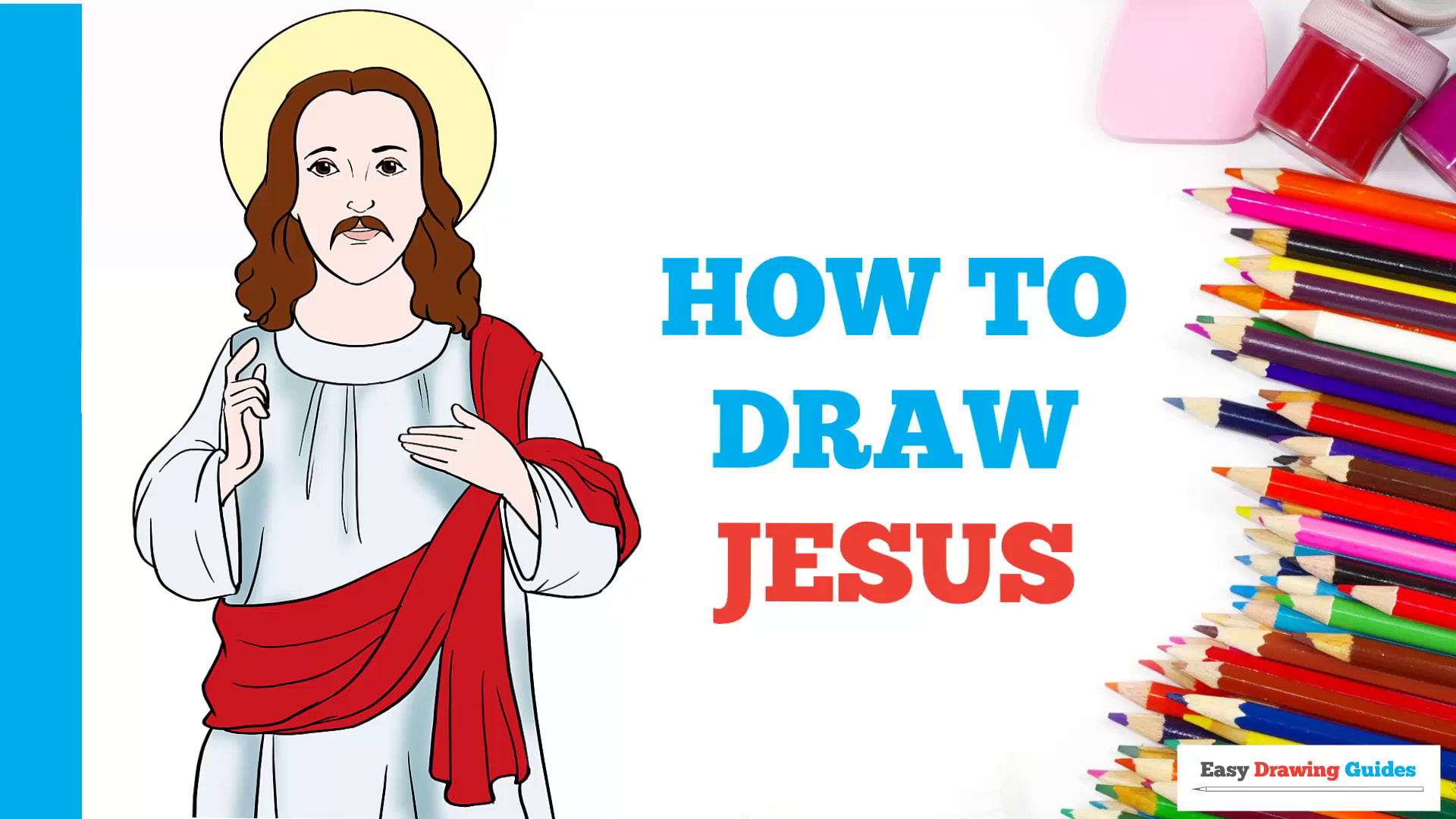 how to draw jesus