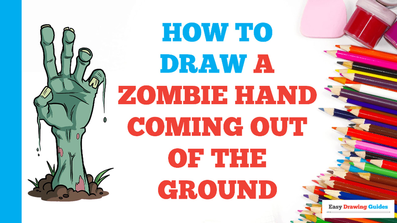how to draw zombie hands