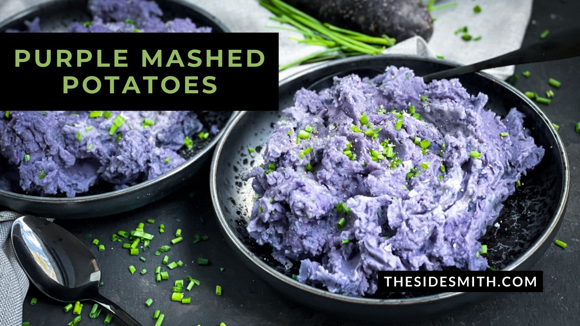 multi colored mashed potatoes