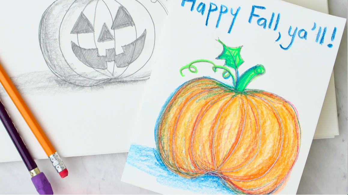 how to color pumpkin
