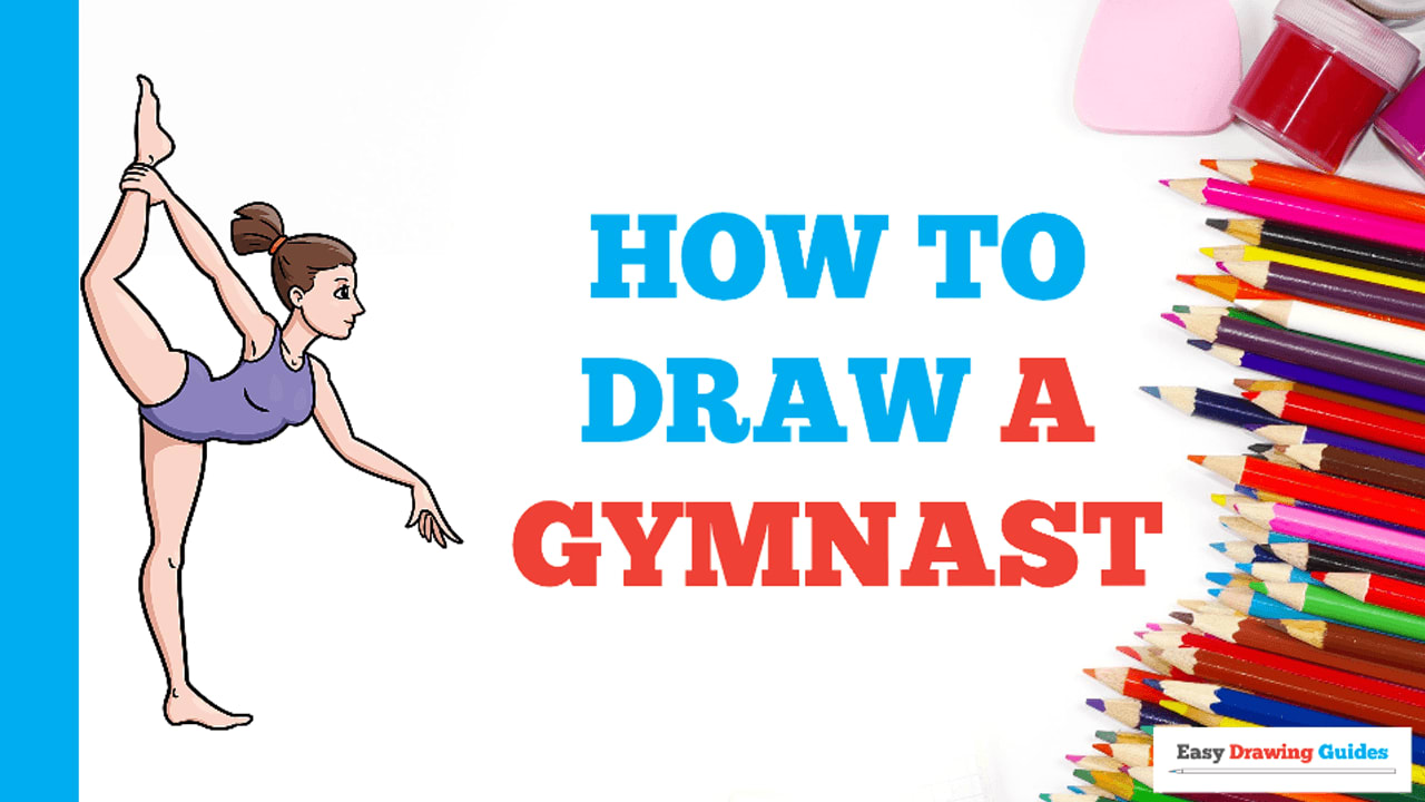 how to draw gymnastics girl
