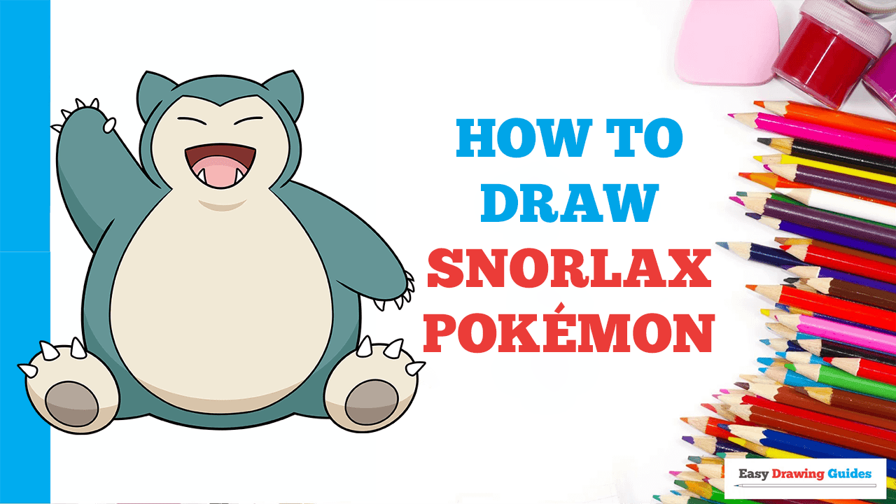 how to draw eevee and snorlax