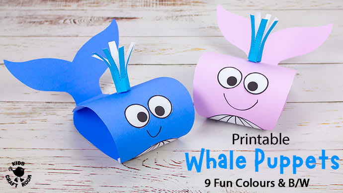 whale template craft