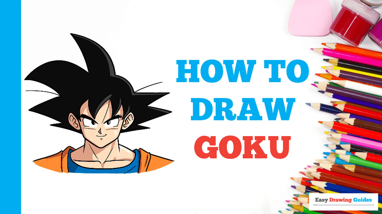 how to draw goku beginner
