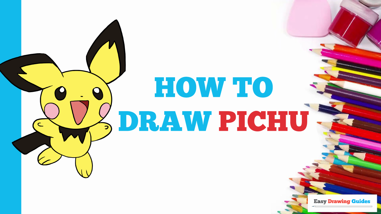 how to draw pikachu raichu and pichu step by step