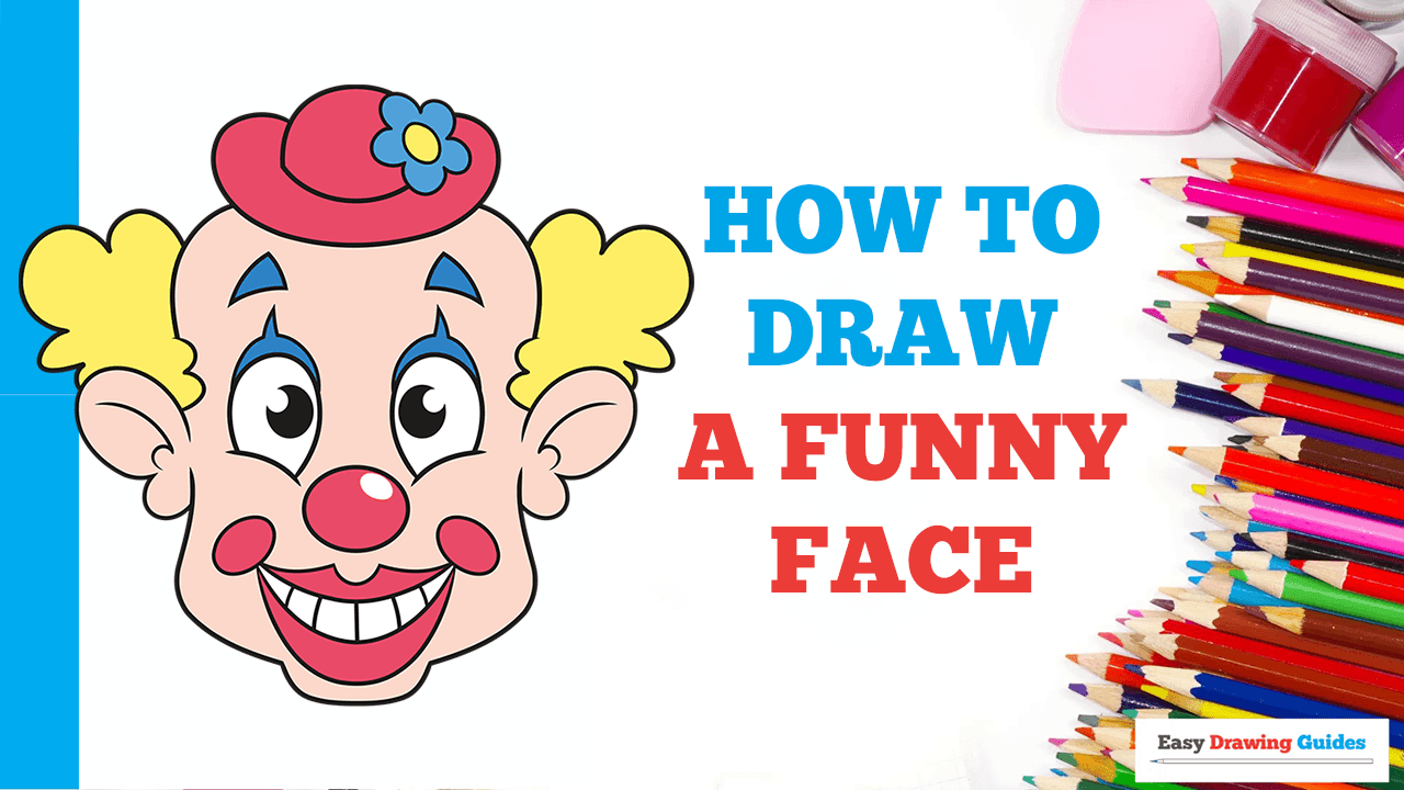 silly faces drawing easy