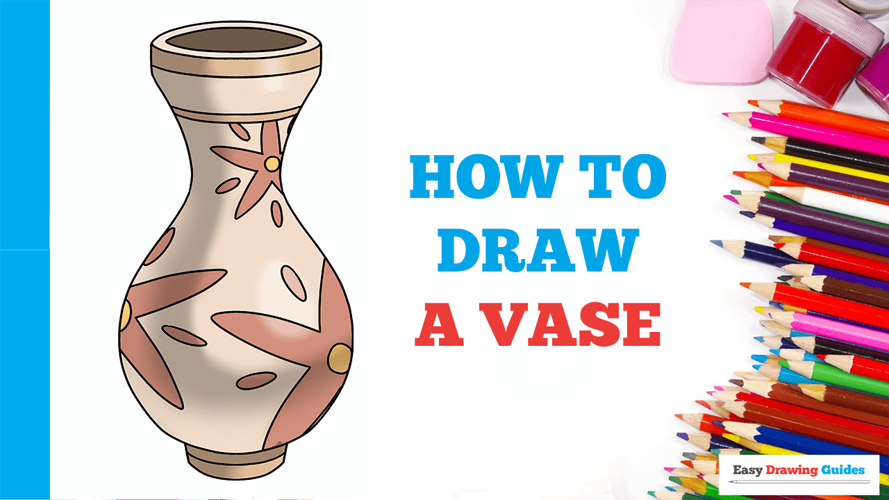 how to draw vase