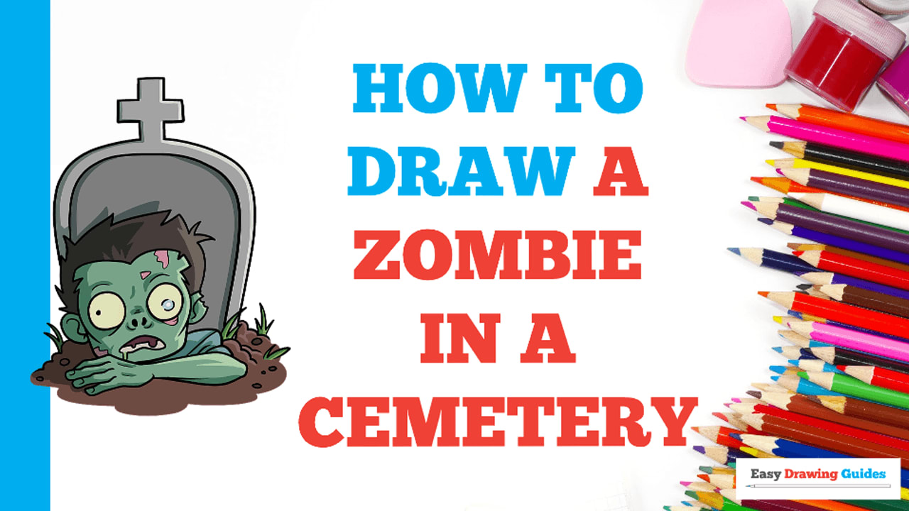 how to draw a zombie head easy