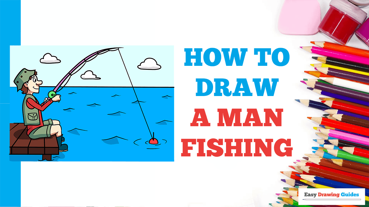 how to draw fish man
