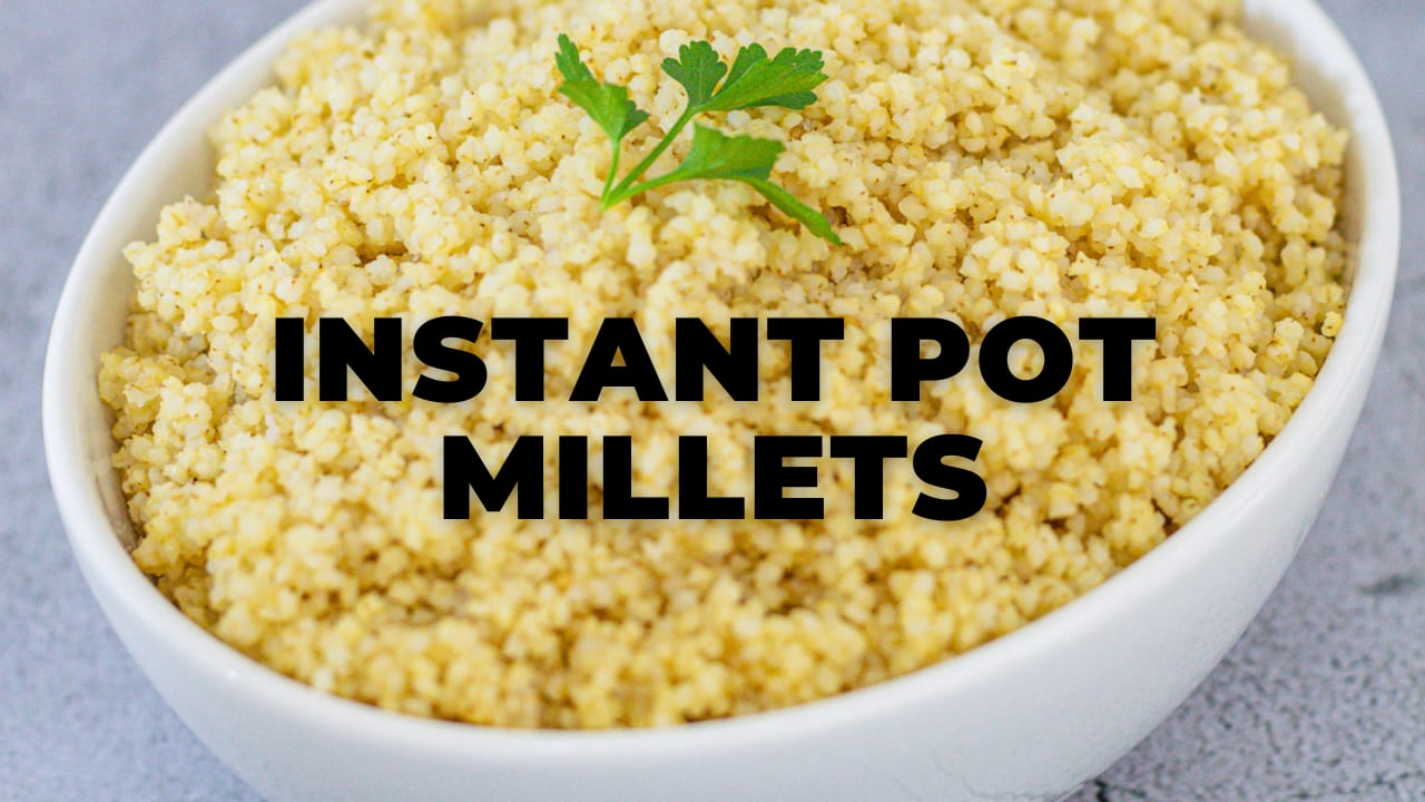 how to cook instant pot millet