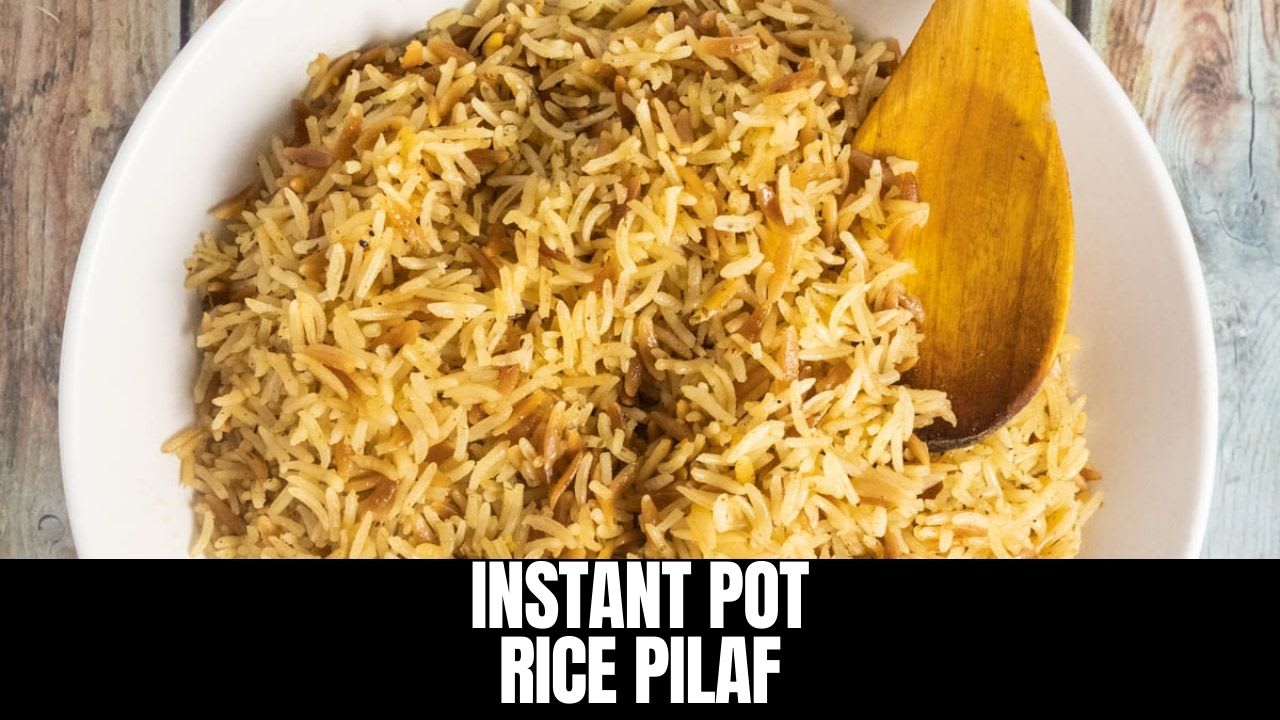 how to make rice pilaf in instant pot