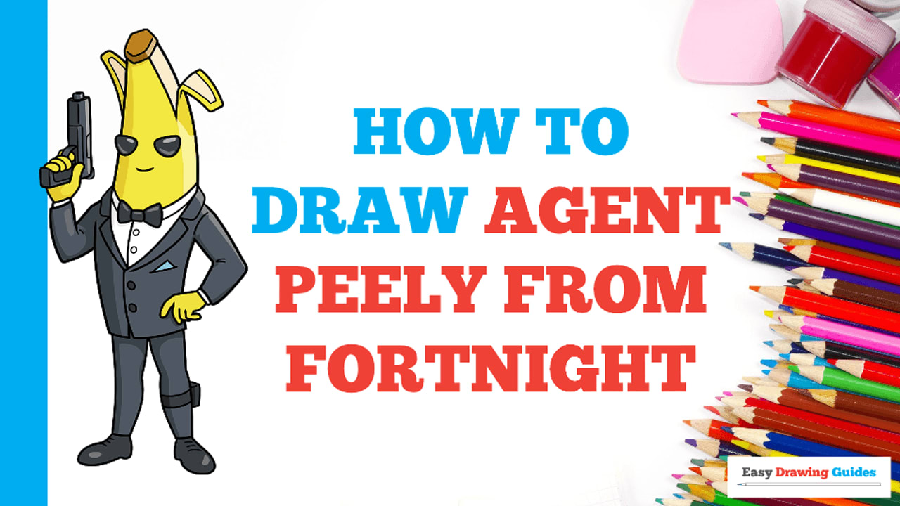 how to draw peely from fortnite