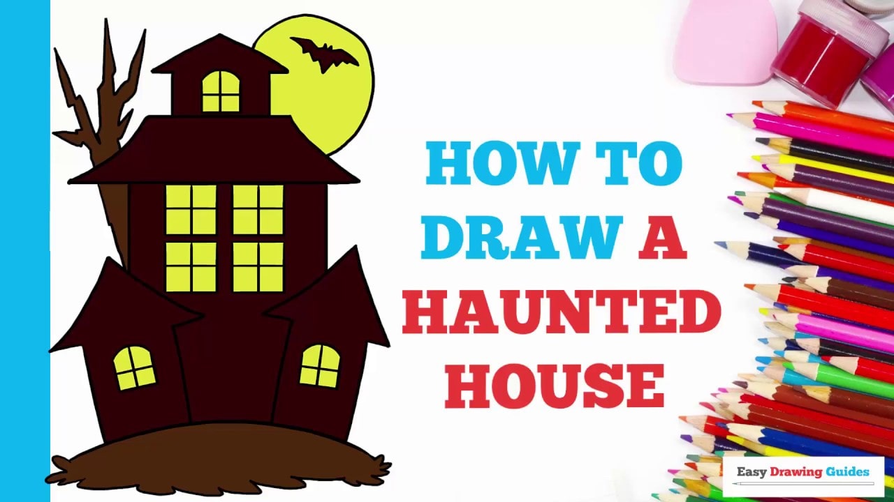 how to draw scary buildings