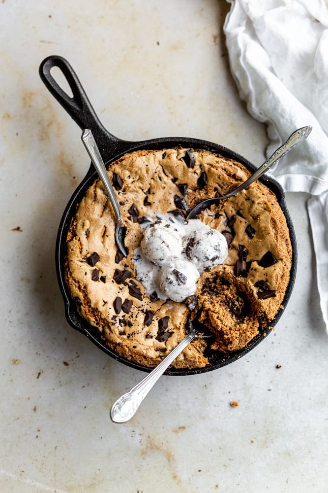 how to cook cookies on a skillet