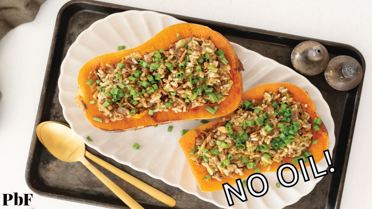 how to cook butternut squash no oil