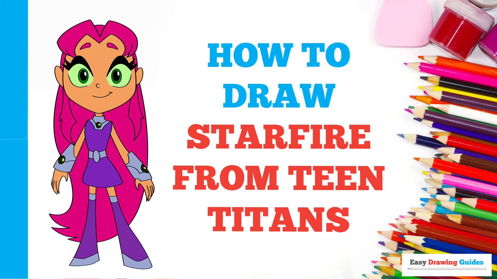 how to draw starfire
