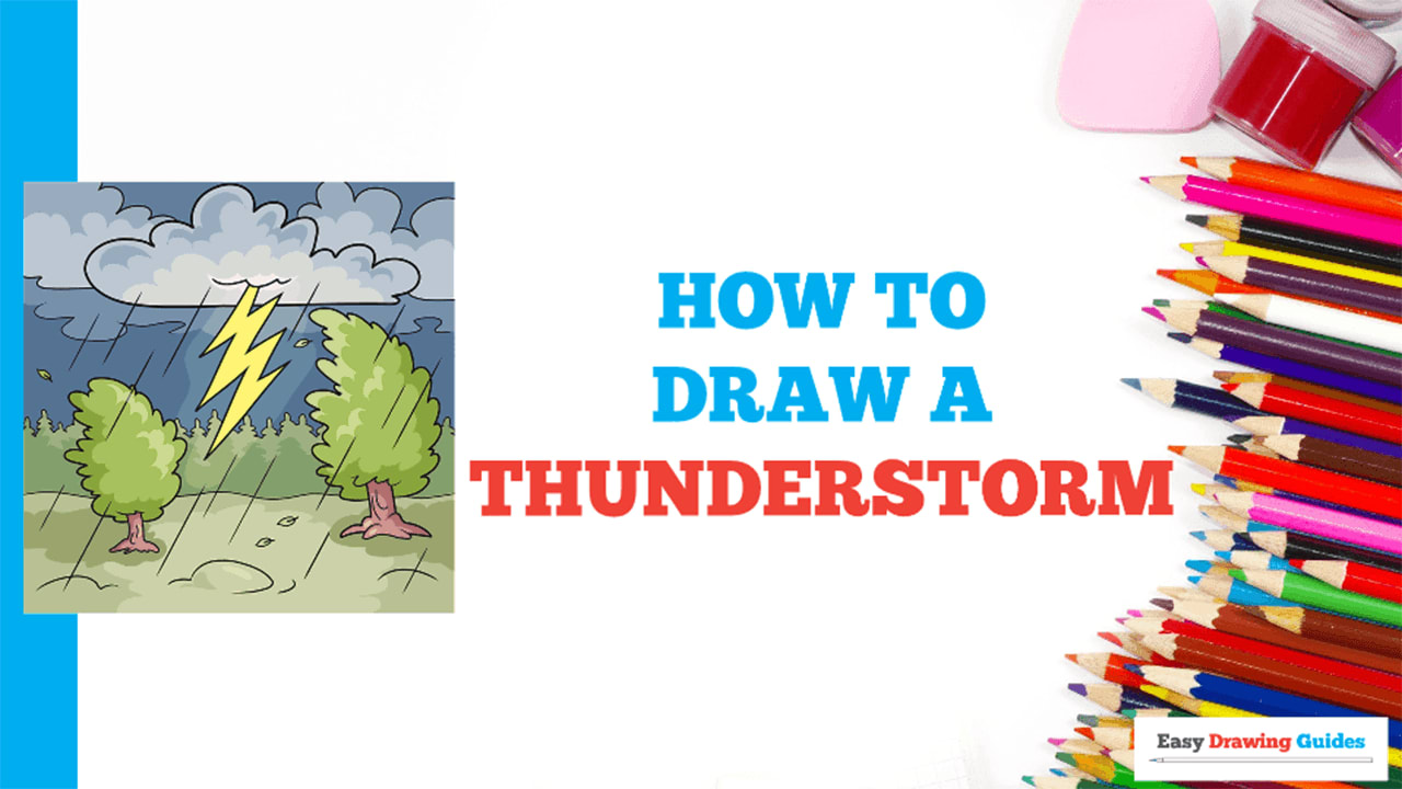 drawing thunderstorm