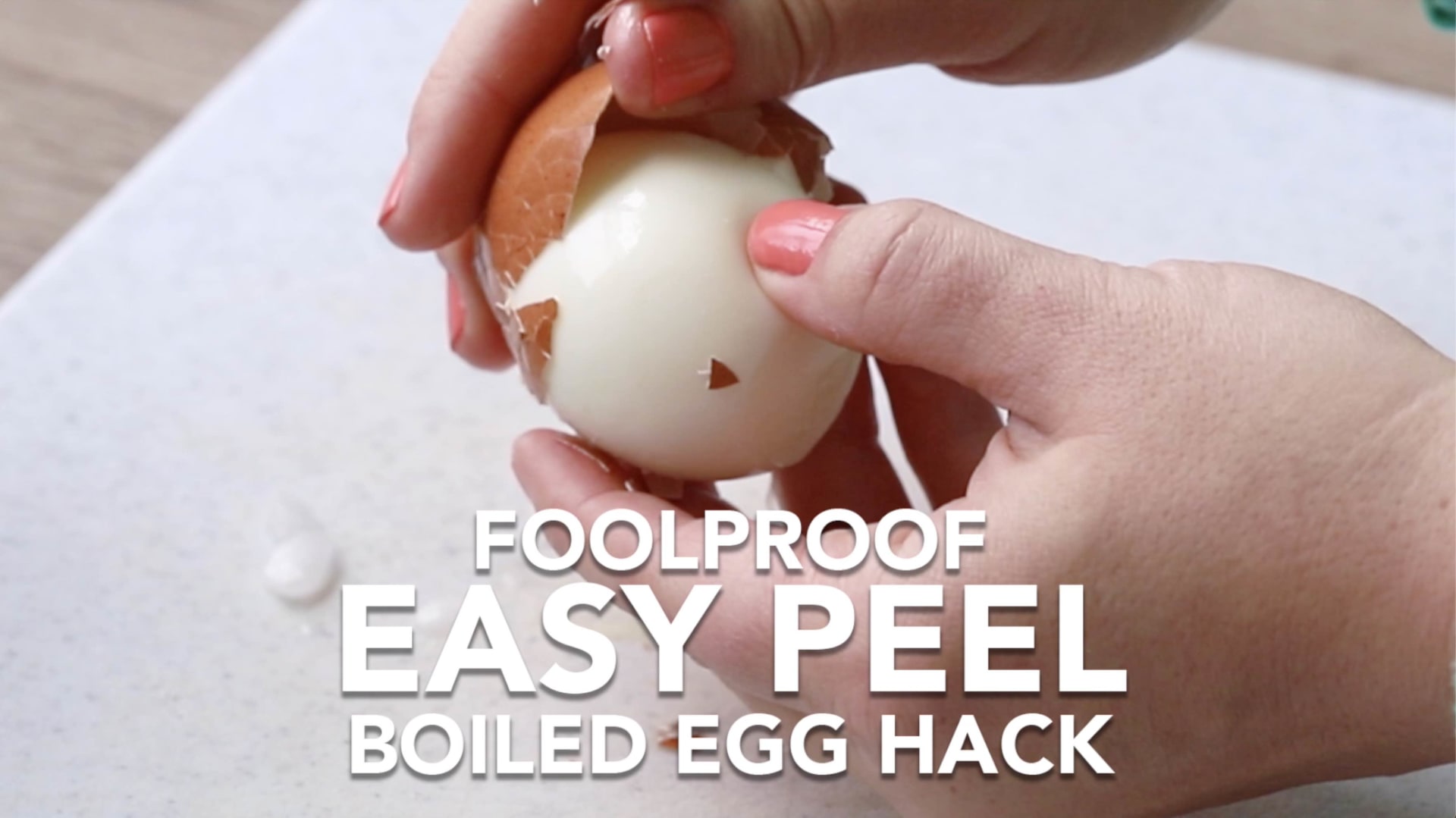 how to boil an egg and get the shell off easy