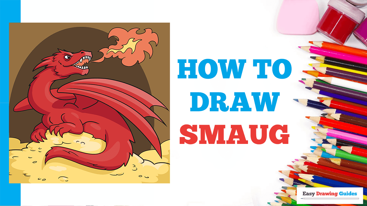how to draw the dragon smaug