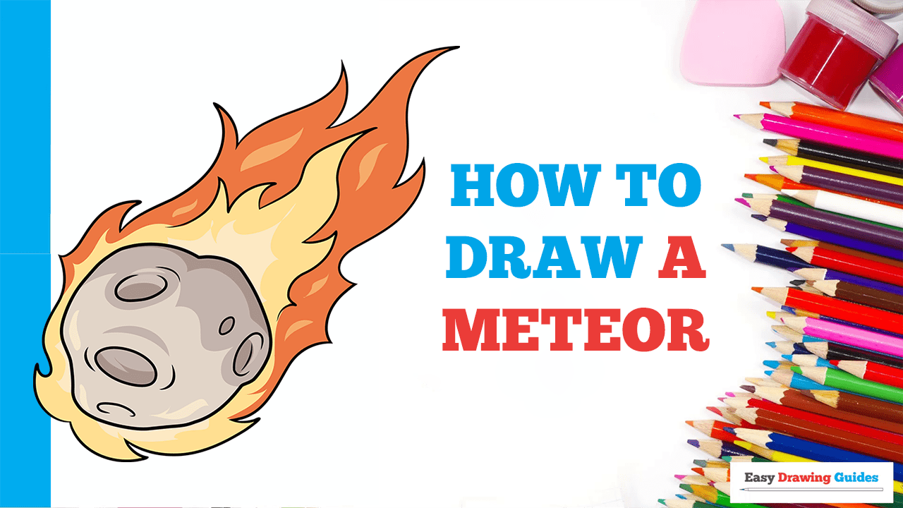 meteorite stone drawing