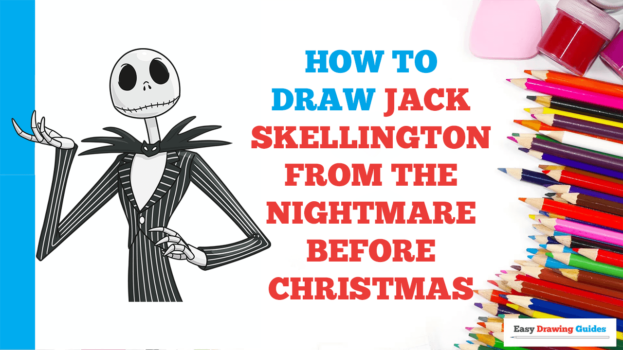 how to draw jack skellington full body