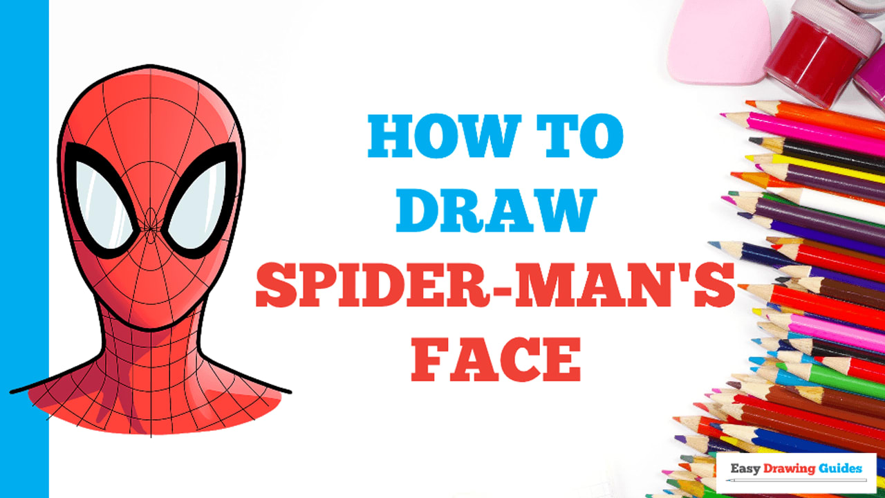 how to draw spider man step by step