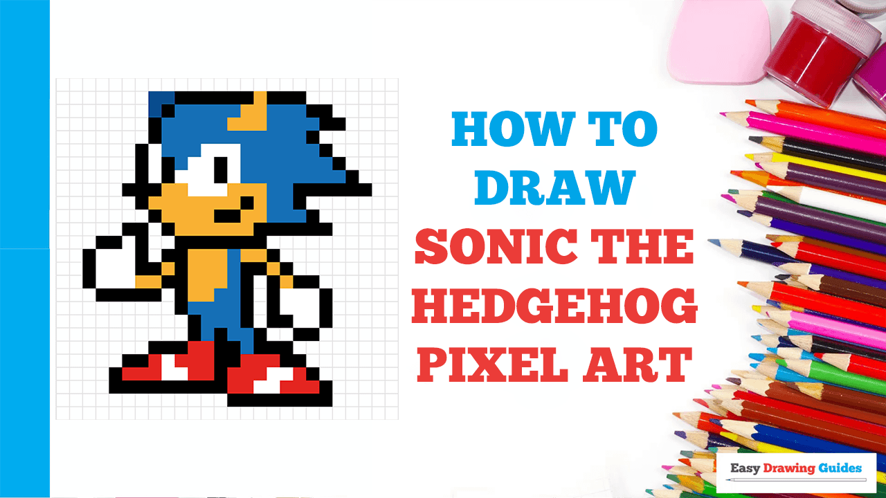 how to draw sonic art hub